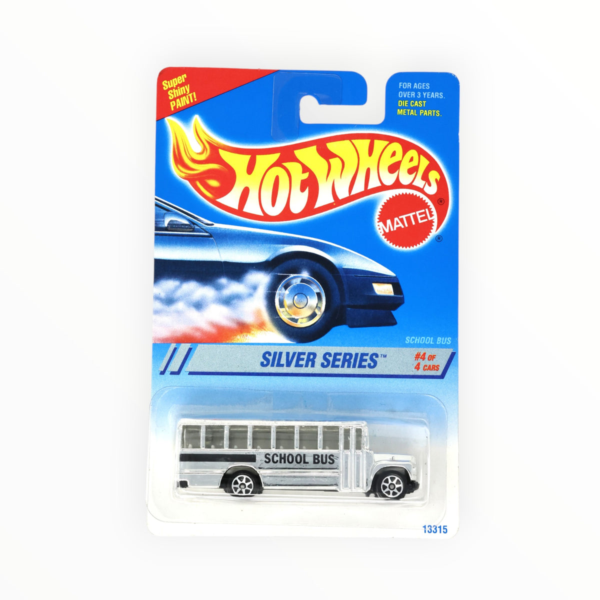 Hot Wheels School Bus (Chrome w/ 7SP's) - Mainline (1995) #328 — 99Diecast