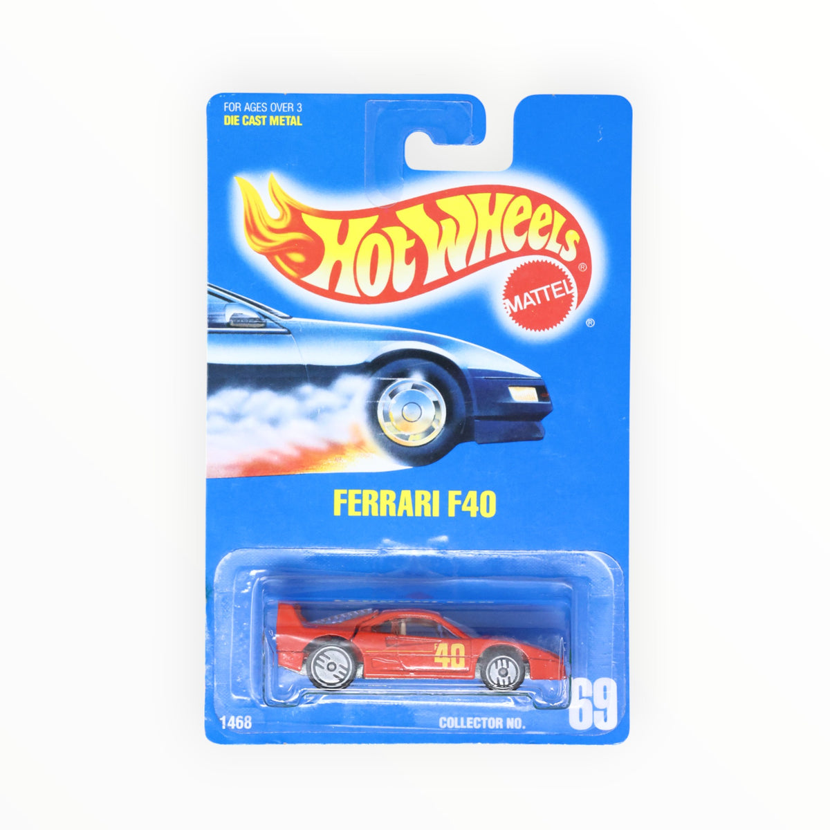 Hot Wheels Ferrari F40 - Mainline (1990) #69 — 99Diecast