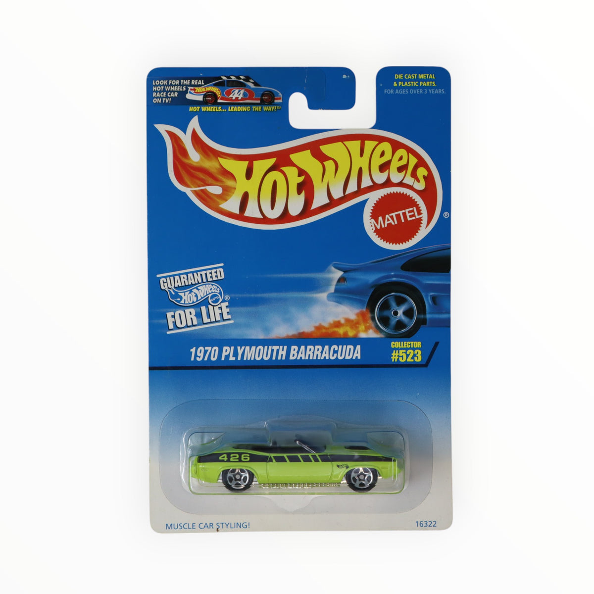 Hot Wheels 1970 Plymouth Barracuda - Mainline (1997) #523 — 99Diecast