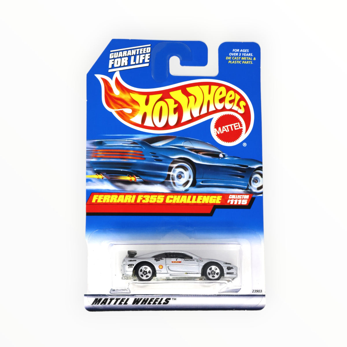 Hot Wheels Ferrari F355 Challenge (Grey w/ 5SP's) - Mainline (1999) #1 ...