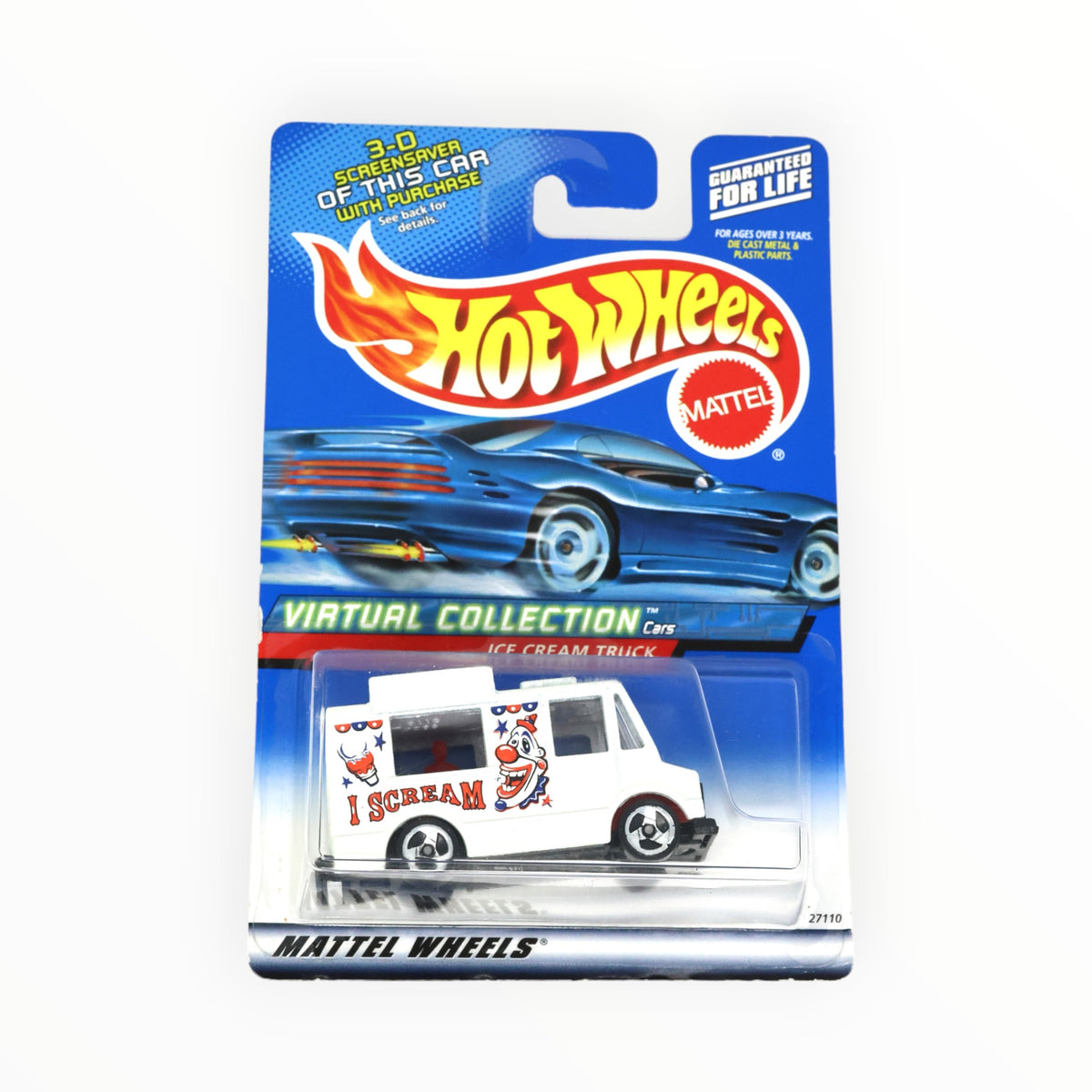 Hot Wheels Ice Cream Truck (White w/ 3SP's) - Mainline (2000) 144/250 ...