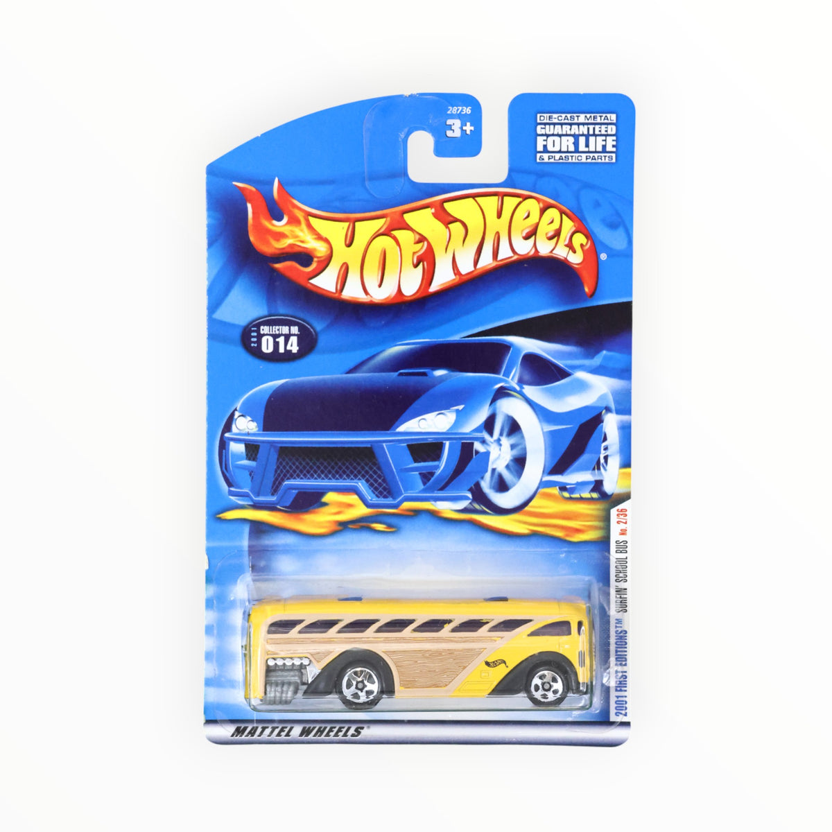 Hot Wheels Surfin' School Bus - Mainline (2001) 14/240 — 99Diecast