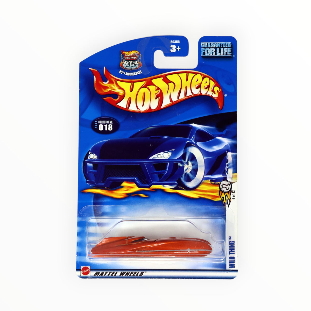 Hot Wheels Wild Thing - Mainline (2003) 18/220 — 99Diecast