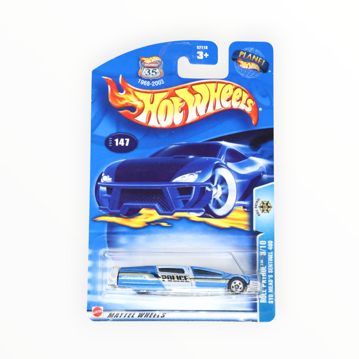 Hot Wheels Syd Mead's Sentinel 400 - Mainline (2003) 147/220 — 99Diecast
