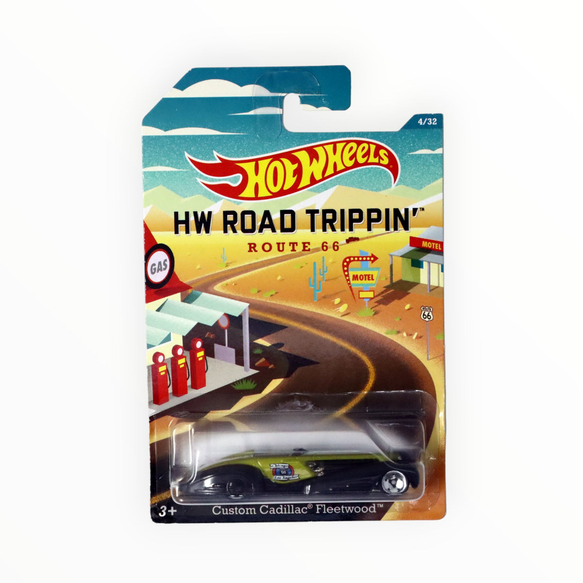 Hot Wheels Custom Cadillac Fleetwood - HW Road Trippin' (2014) 4/32 — 99Diecast
