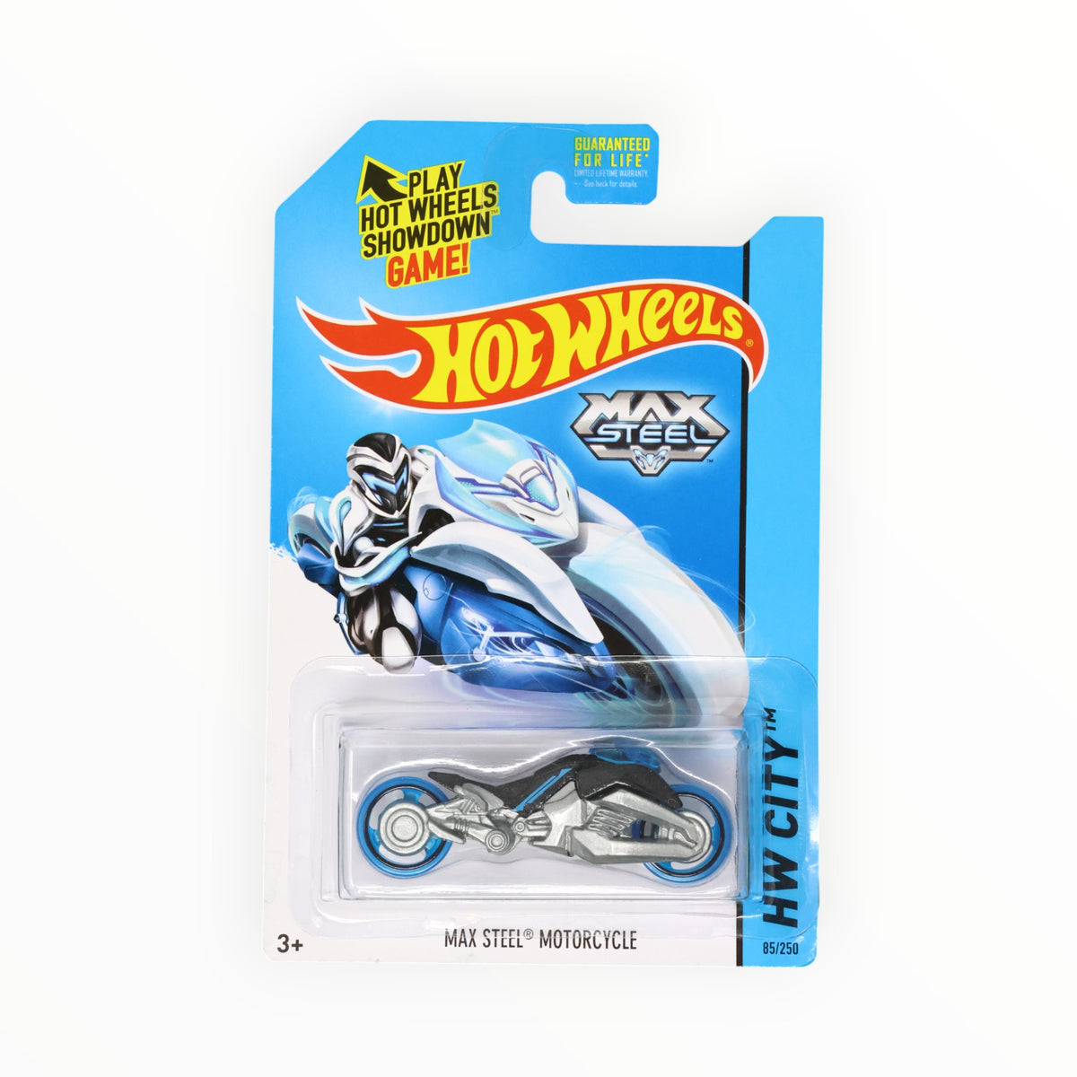 Hot Wheels Max Steel Motorcycle - Mainline (2014) 85/250 — 99Diecast