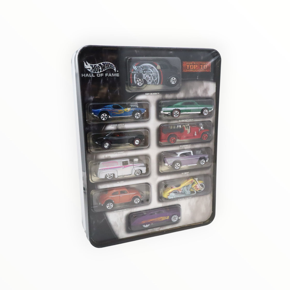 Hot Wheels Hall of Fame Top 10 Tin Set - Special Edition (2003) — 99Diecast