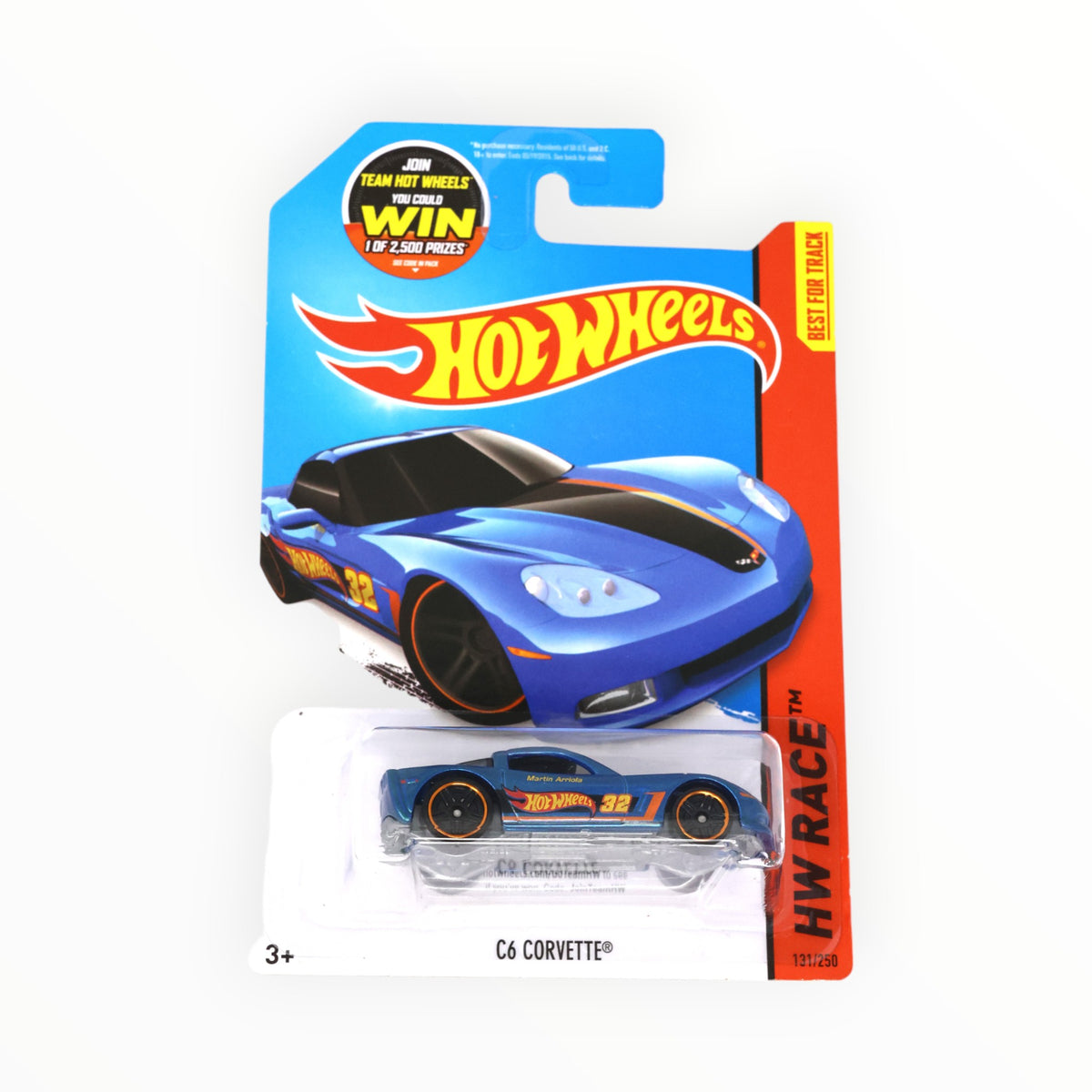 Hot Wheels C6 Corvette - Mainline (2015) 131/250 — 99Diecast
