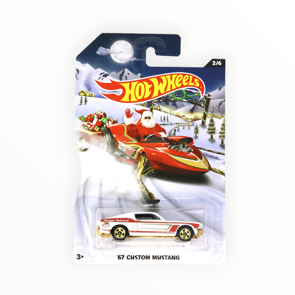 Hot Wheels '67 Custom Mustang - Holiday Hot Rods (2015) 2/6 — 99Diecast