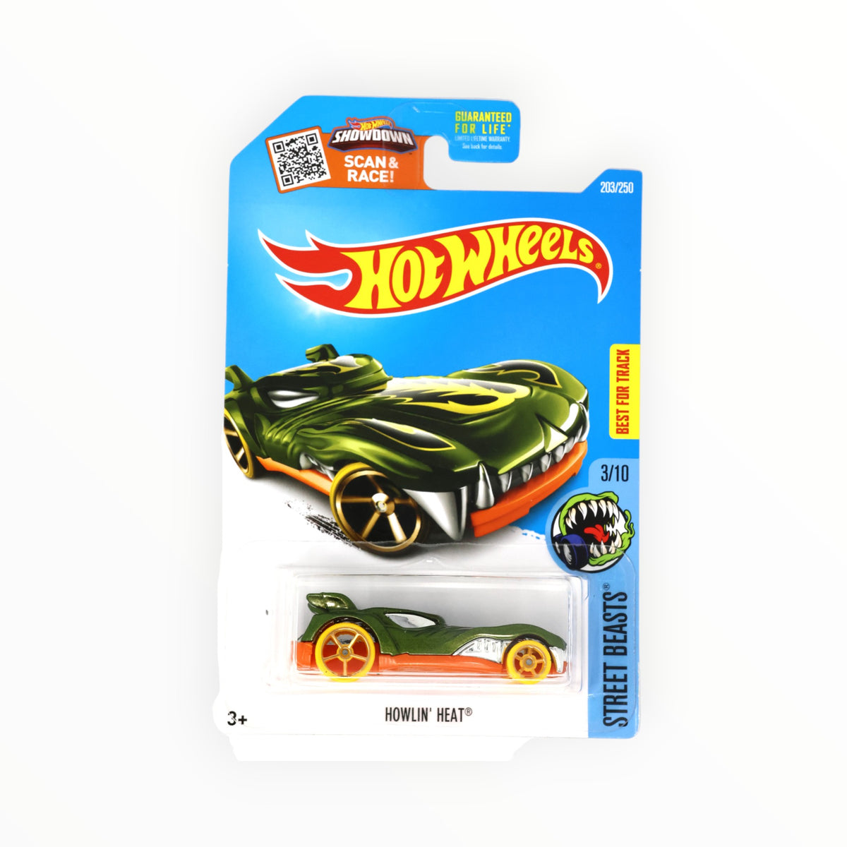Hot Wheels Howlin' Heat (Treasure Hunt) 2016 - 203/250 — 99Diecast