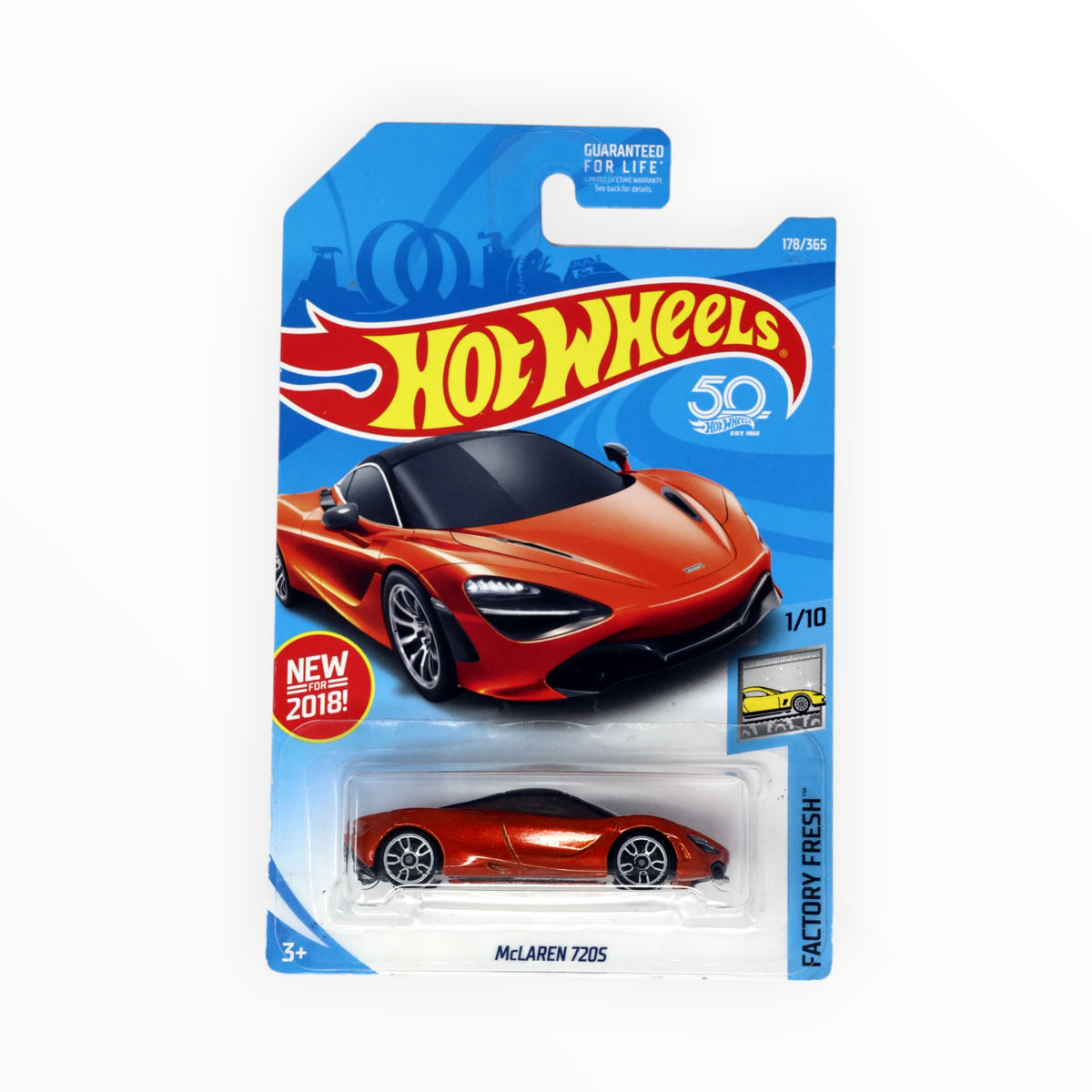 Hot Wheels McLaren 720S - Mainline (2018) 178/365 — 99Diecast