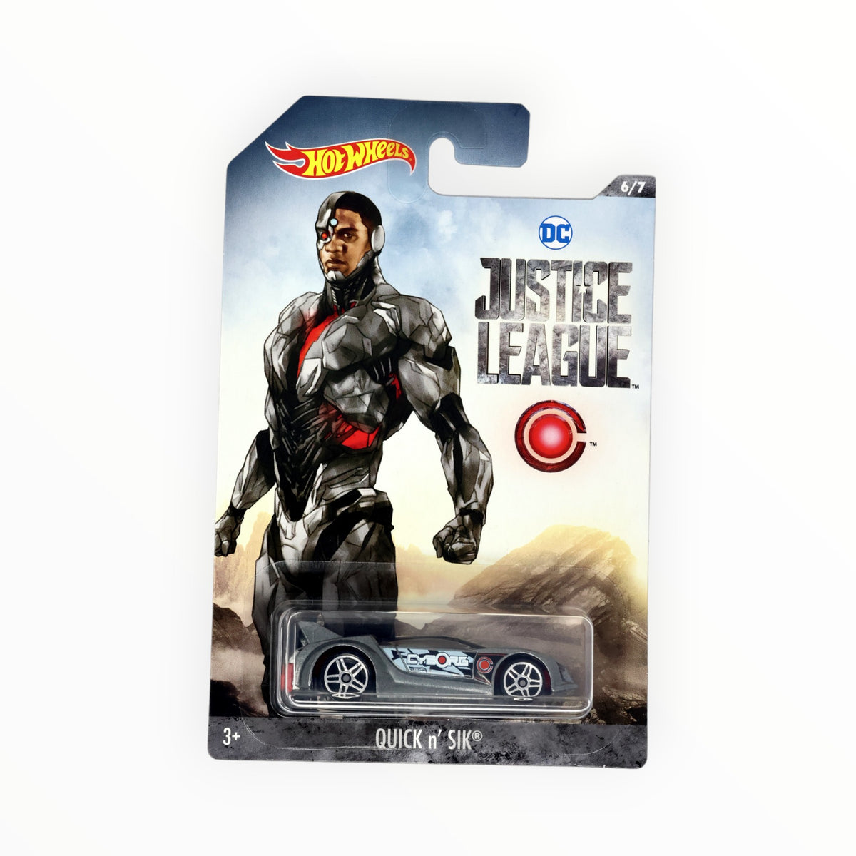 Hot Wheels Quick N' Sik (Cyborg) Justice League (2017) 6/7 — 99Diecast