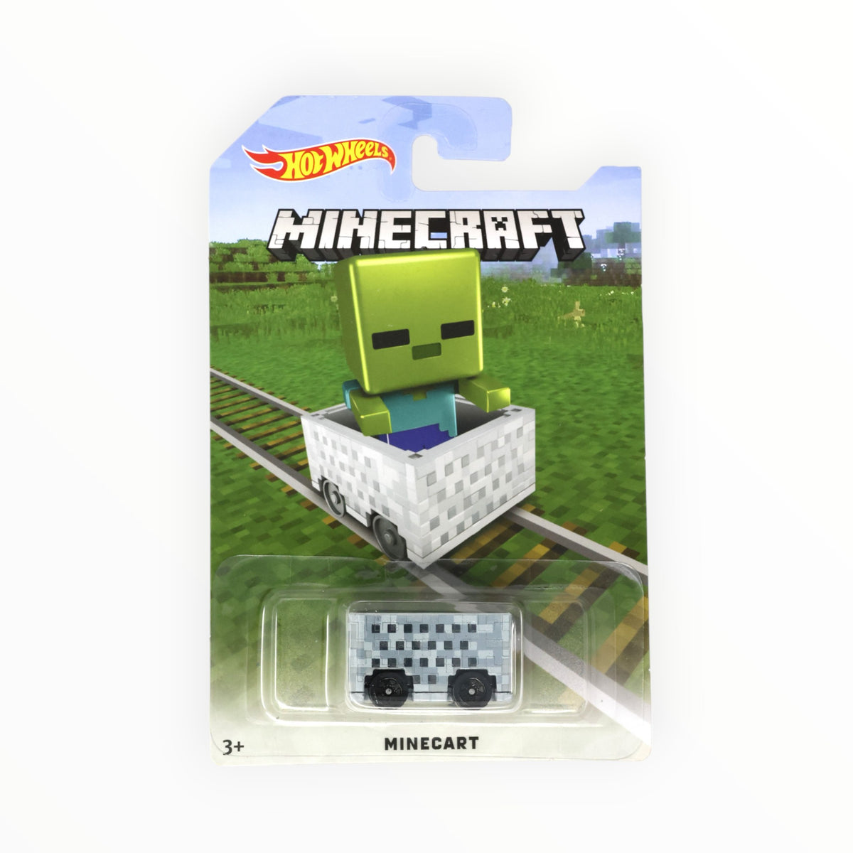 Hot Wheels Minecart (Zombie) Minecraft (2016) — 99Diecast