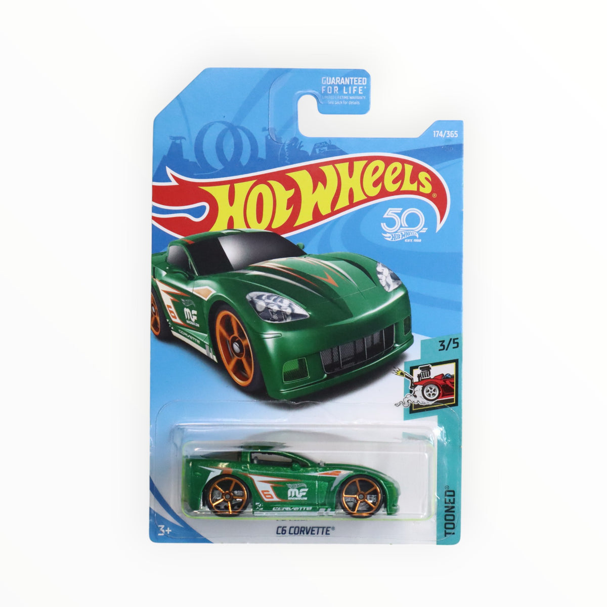 Hot Wheels C6 Corvette - Mainline (2018) 174/365 — 99Diecast