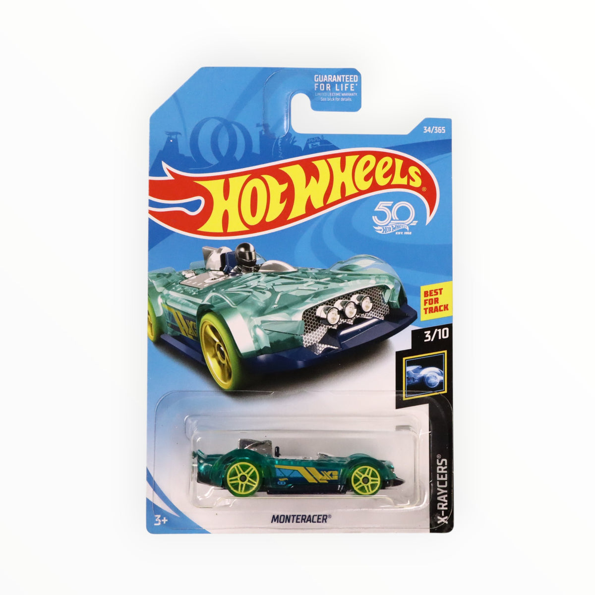 Hot Wheels Monteracer - Mainline (2018) 34/365 — 99Diecast