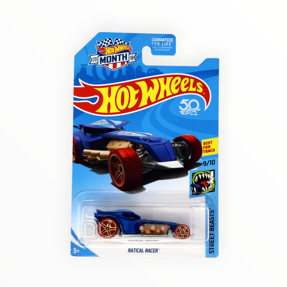 Hot Wheels Ratical Racer (Treasure Hunt) Mainline (2018) — 99Diecast