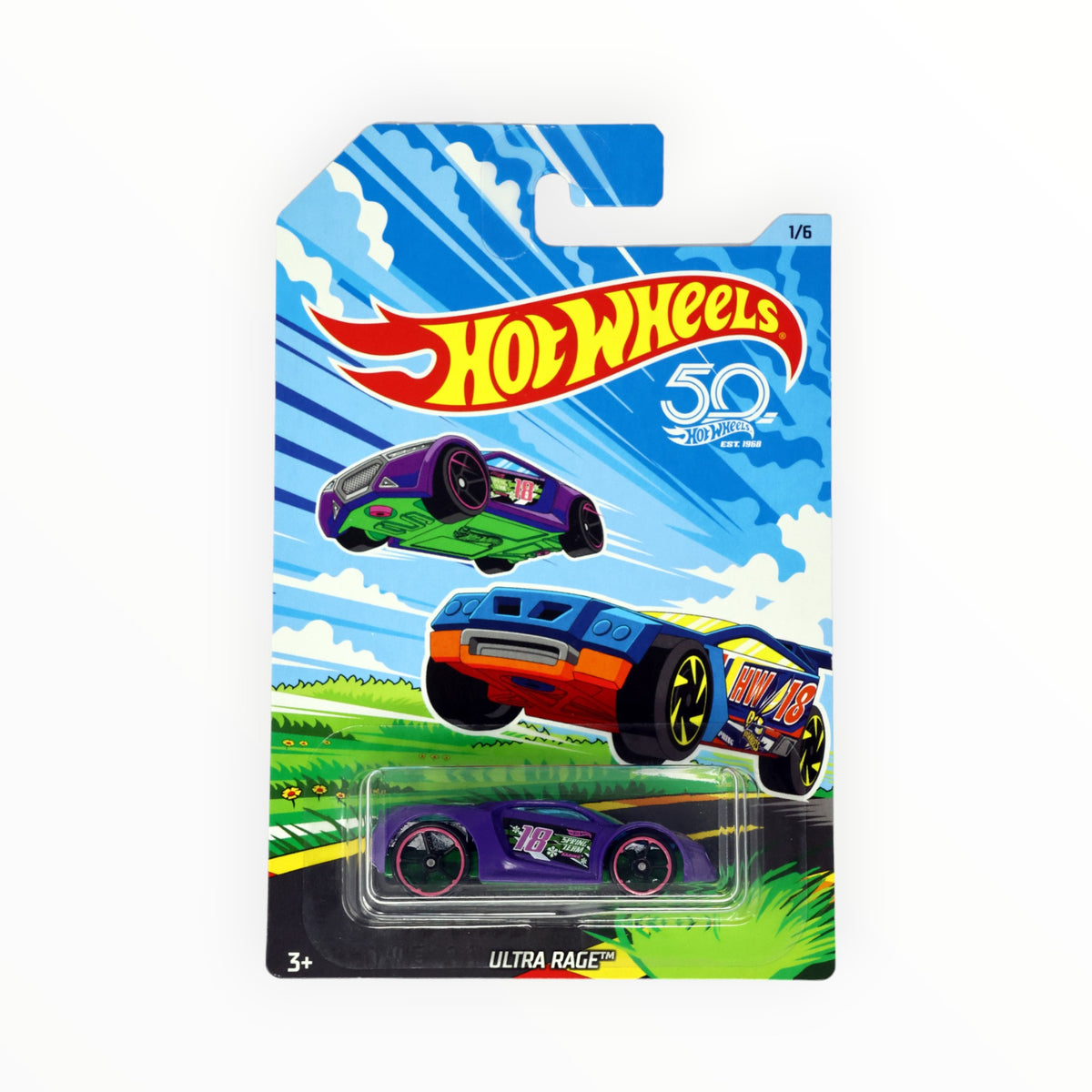 Hot Wheels Ultra Rage - Spring Series (2018) 1/6 — 99Diecast