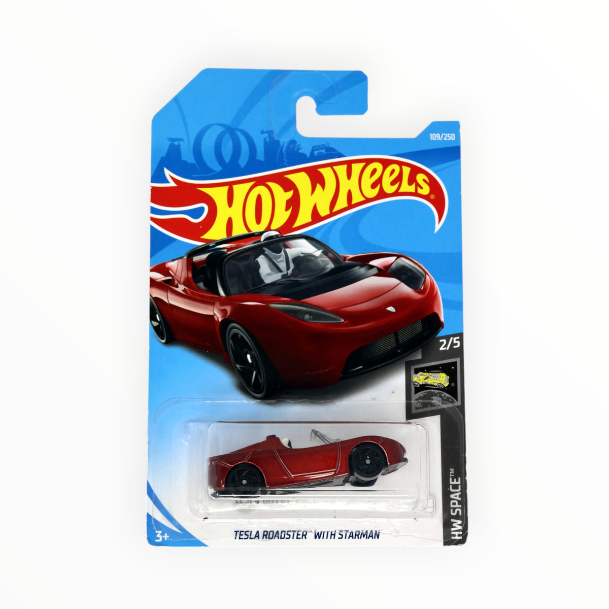 Hot Wheels Tesla Roadster with Starman - Mainline (2019) 109/250 ...