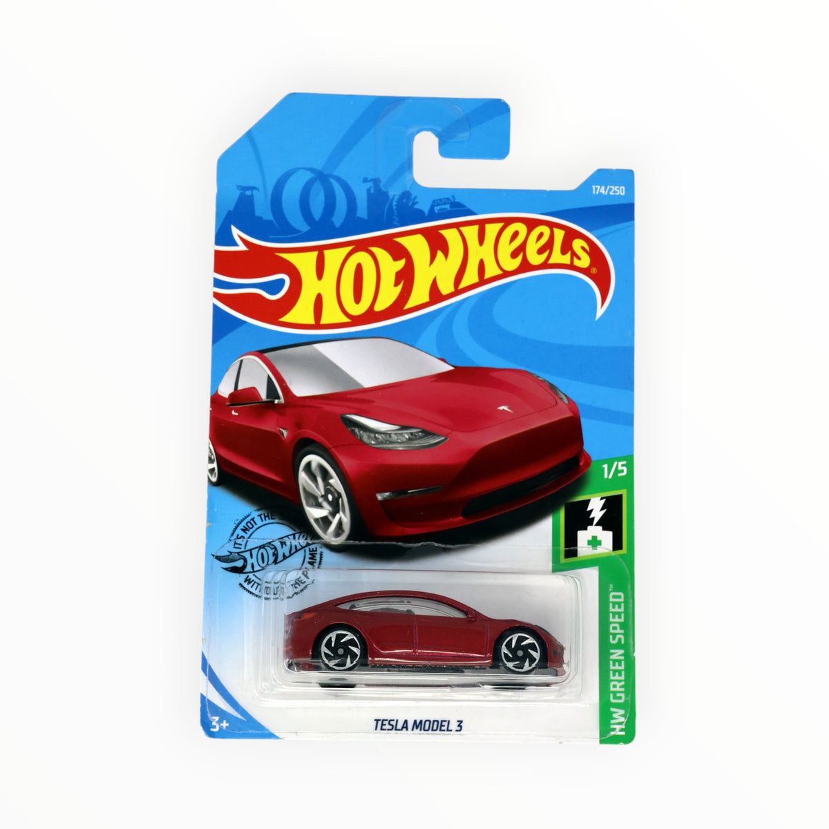 Hot Wheels Tesla Model 3 - Mainline (2019) 174/250 — 99Diecast
