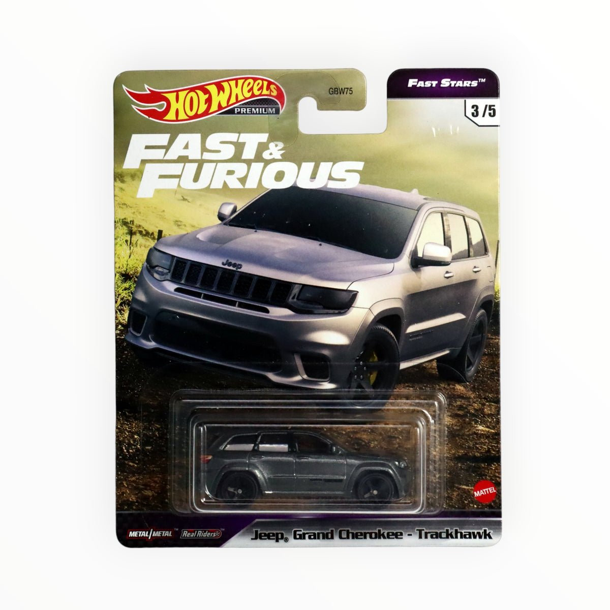 Hot Wheels Jeep Grand Cherokee - Trackhawk - Fast & Furious Premium (2 ...