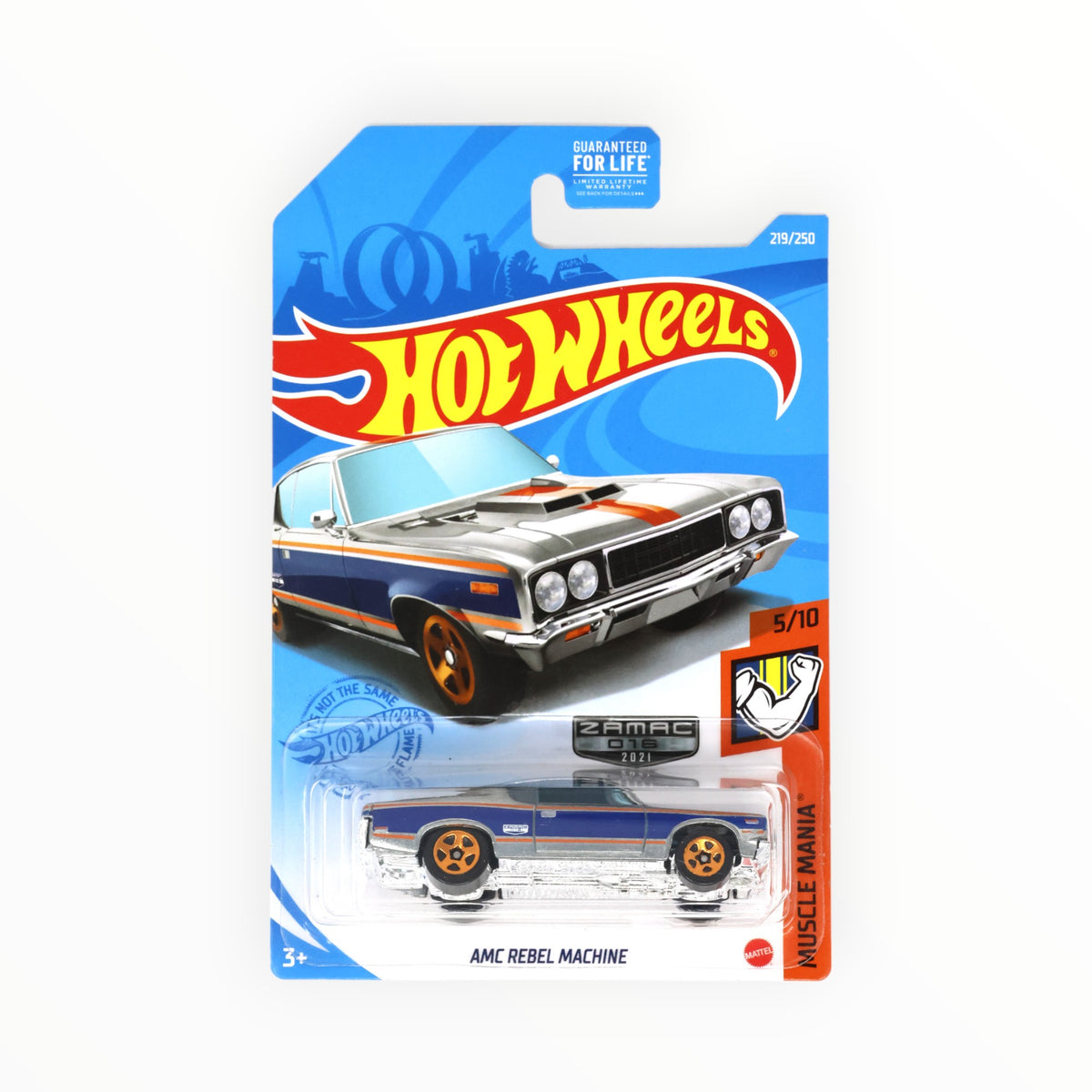 Hot Wheels AMC Rebel Machine - Mainline (2021) 219/250 — 99Diecast