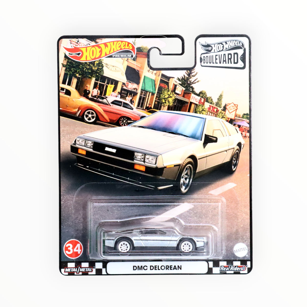 Hot Wheels DMC DeLorean - Boulevard (2021) #34 — 99Diecast