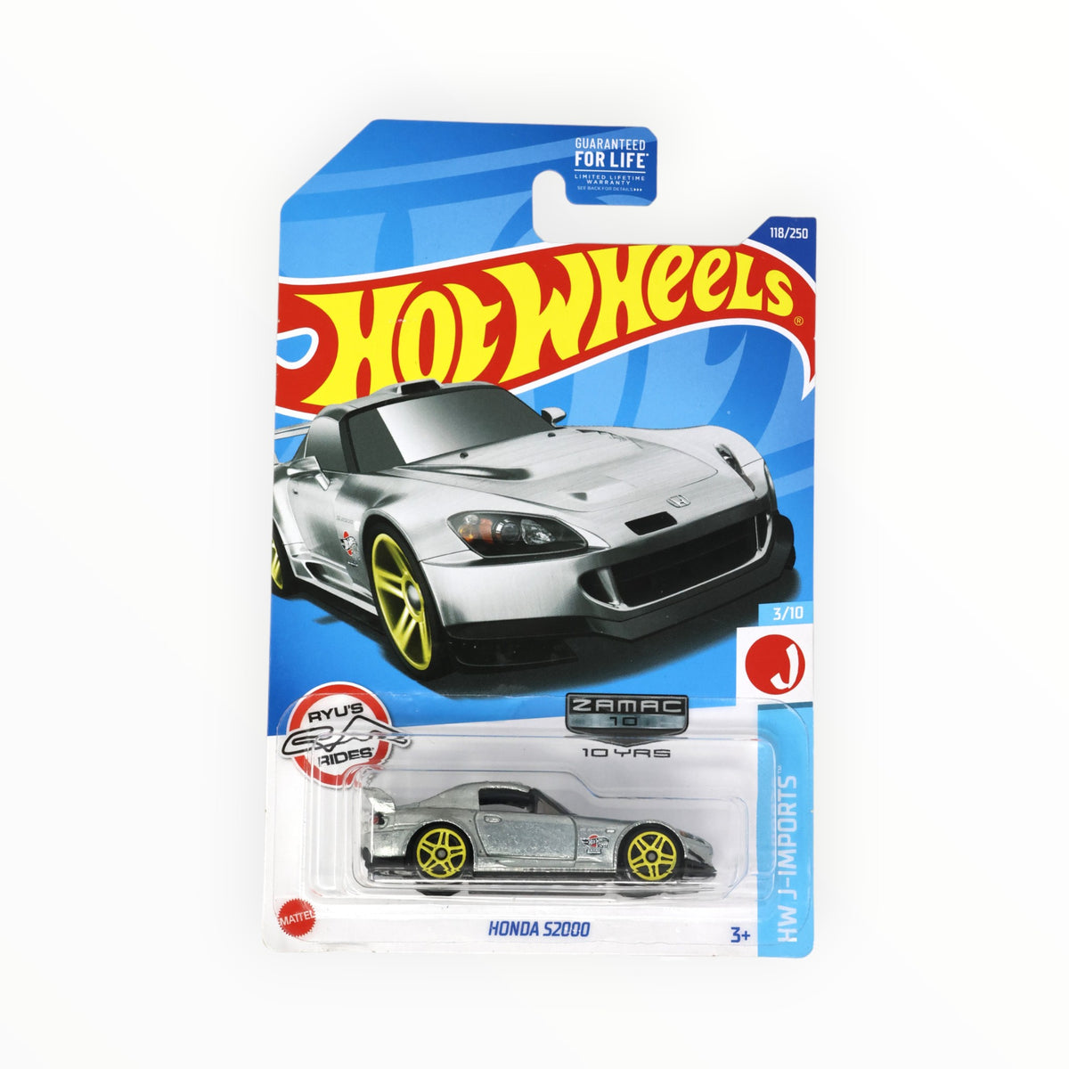Hot Wheels Honda S2000 - Mainline (2022) 118/250 — 99Diecast