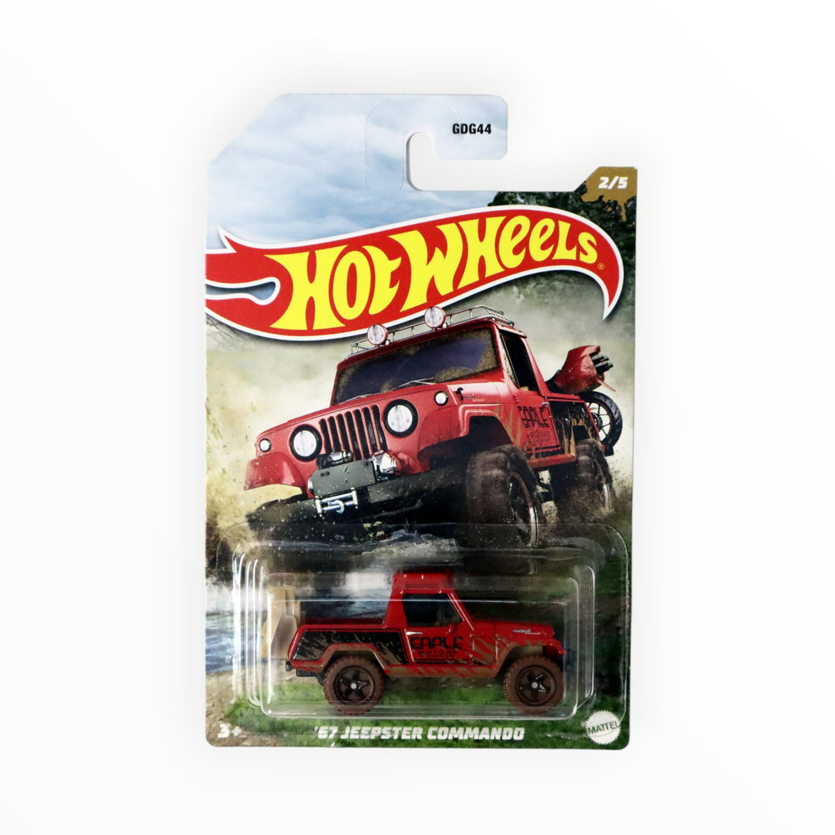 Hot Wheels '67 Jeepster Commando - Mud Runners (2022) 2/5 — 99Diecast