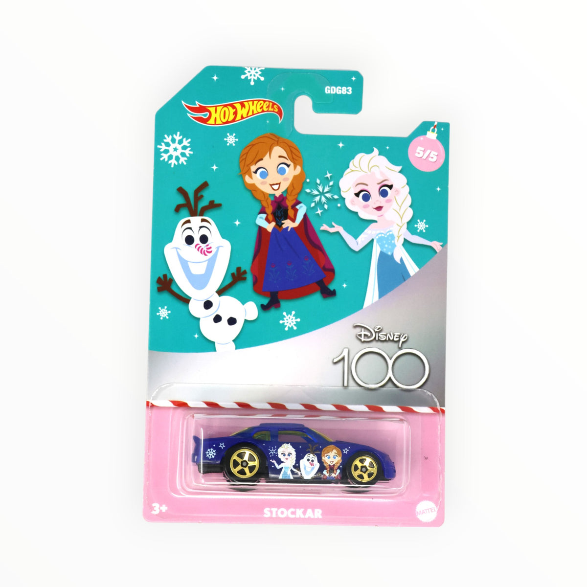 Hot Wheels Stockar (Frozen) Disney 100 Holiday (2023) 5/5 — 99Diecast