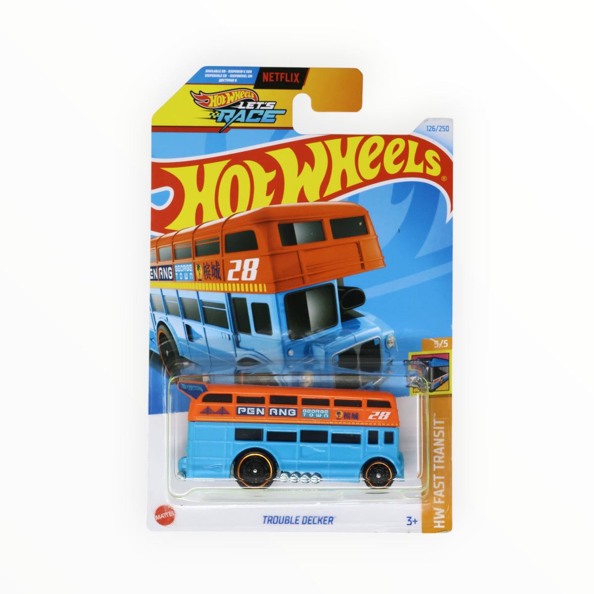 Hot Wheels Trouble Decker - Mainline (2024) 126/250 — 99Diecast