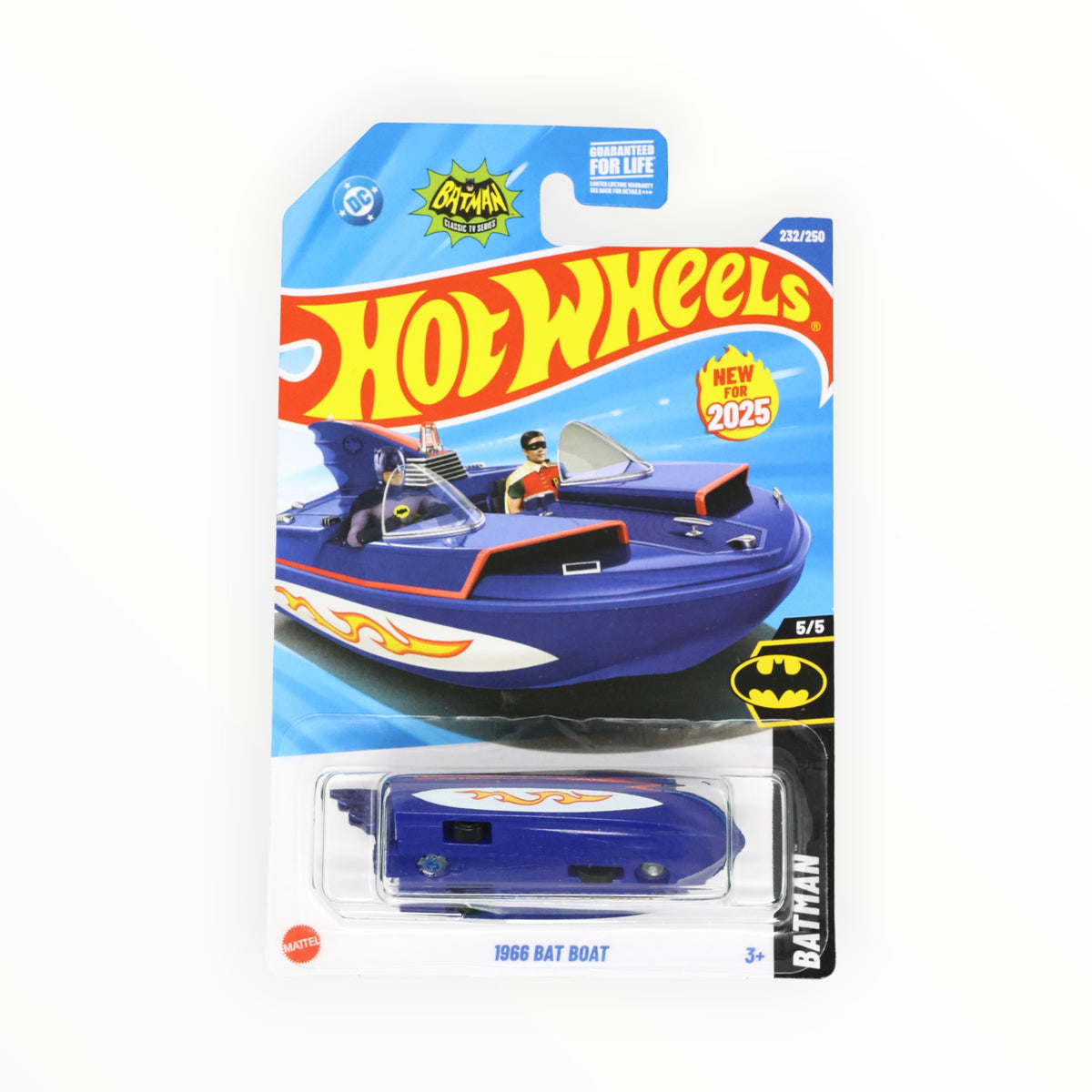 Hot Wheels 1966 Bat Boat - Mainline (2025) 232/250 — 99Diecast