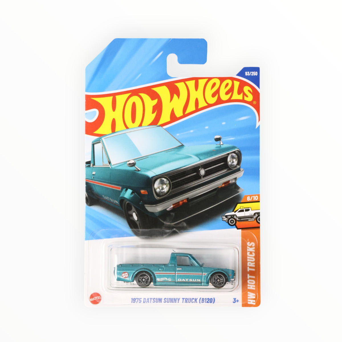 Hot Wheels 1975 Datsun Sunny Truck (B120) - Mainline (2025) 93/250 — 99Diecast