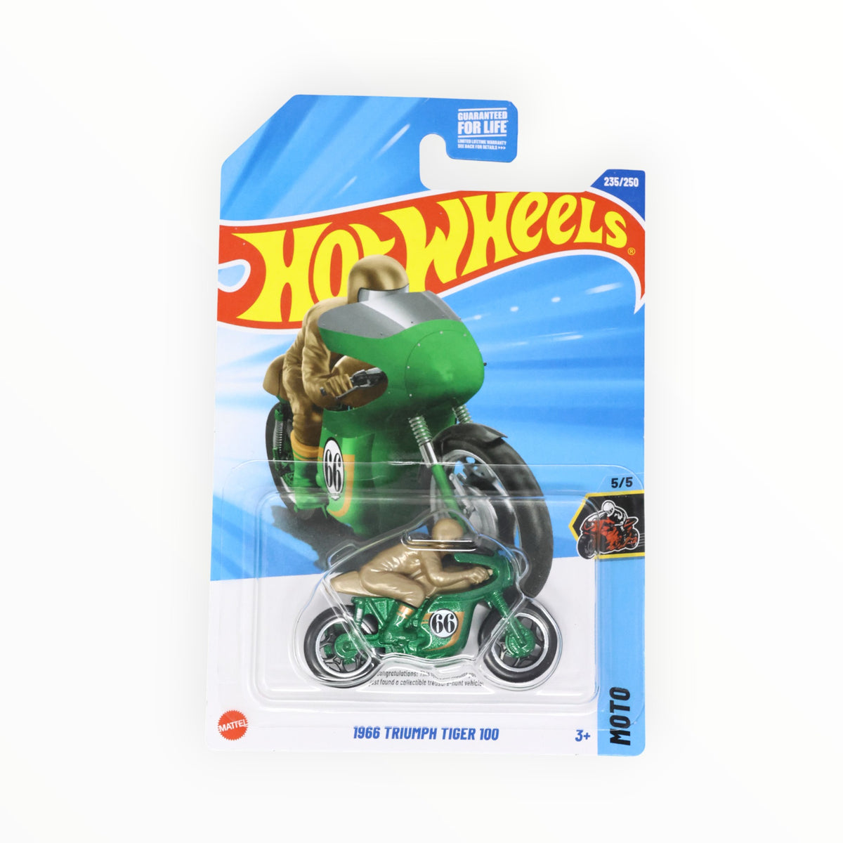 Hot Wheels 1966 Triumph Tiger 100 (Treasure Hunt) 2025 - 235/250 ...