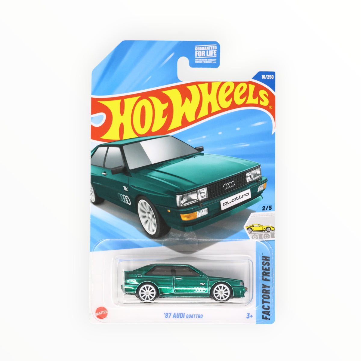 Hot Wheels '87 Audi quattro (Super Treasure Hunt) 2025 - 16/250 — 99Diecast
