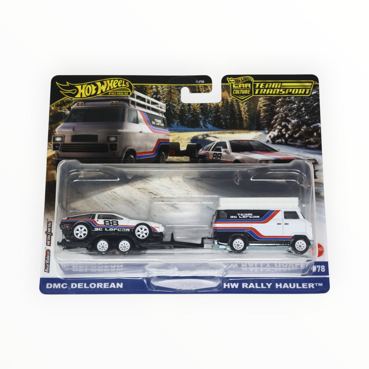 Hot Wheels HW Rally Hauler / HW Rally Trailer / DMC DeLorean - Car Cul ...