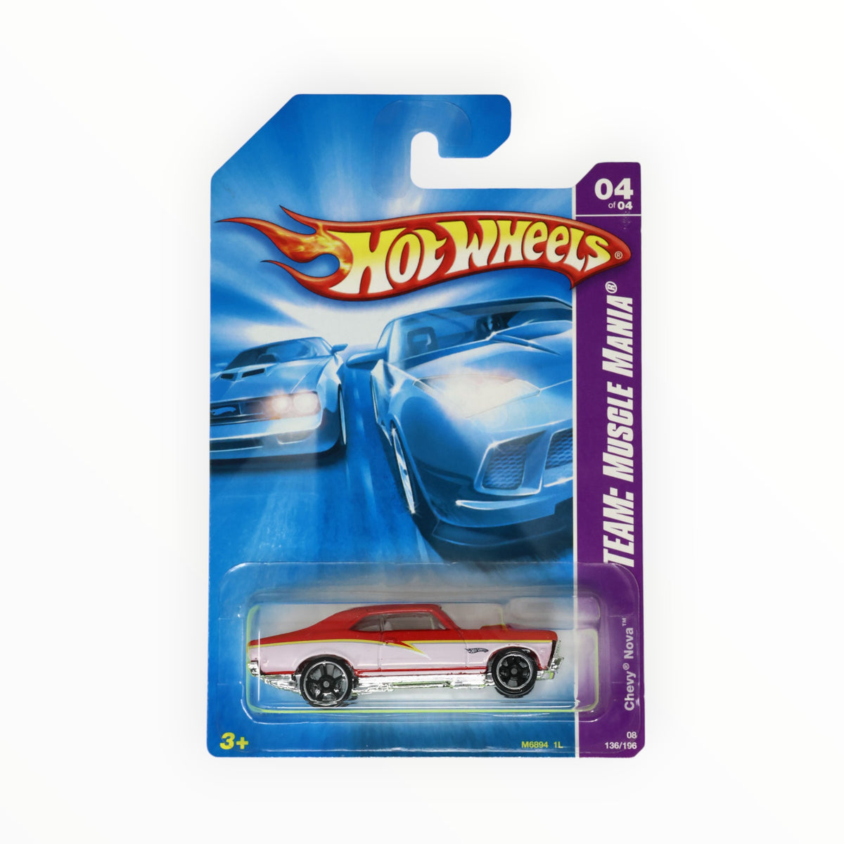 Hot Wheels Chevy Nova - Mainline (2008) 136/196 — 99Diecast