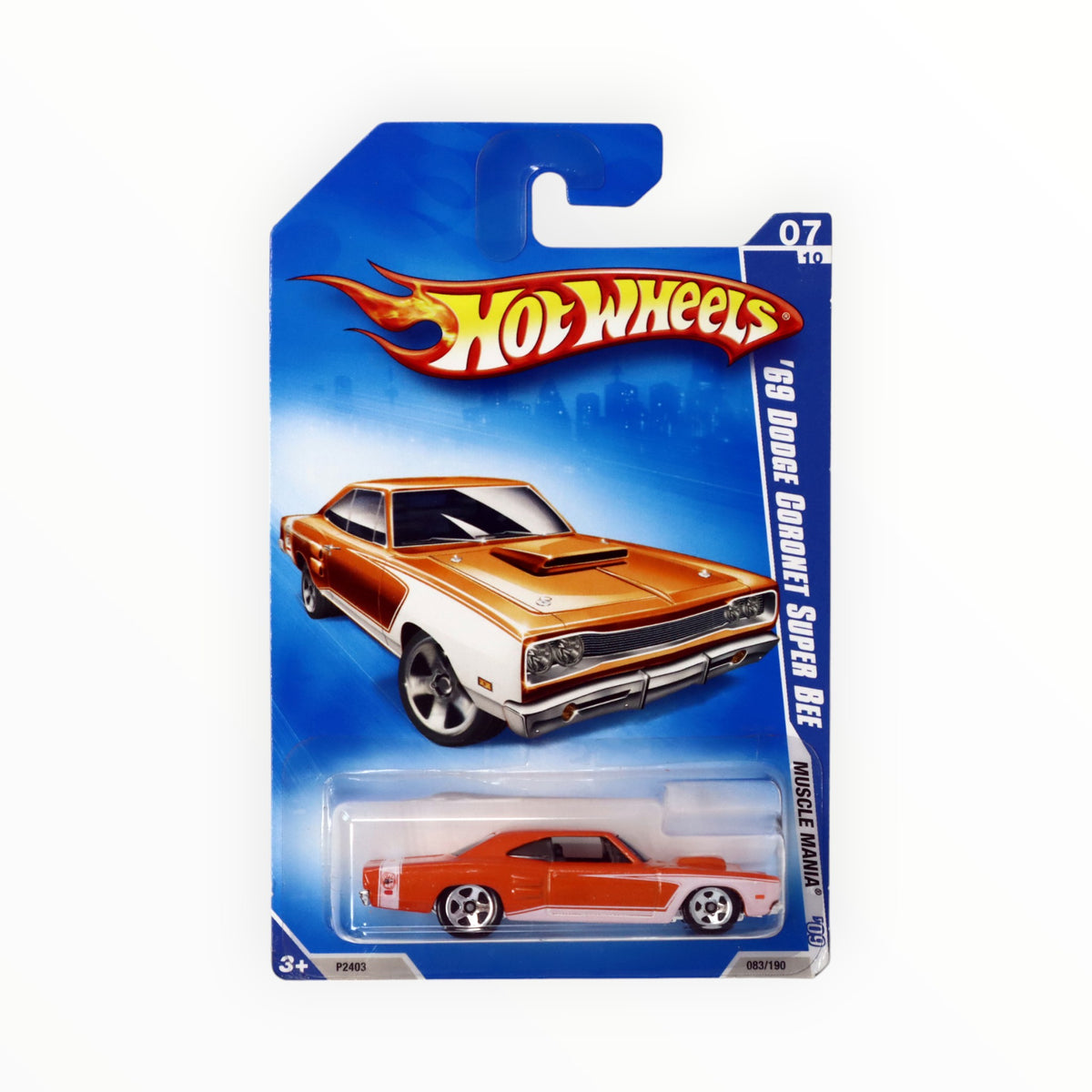 Hot Wheels '69 Dodge Coronet Super Bee - Mainline (2009) 83/190 — 99Diecast
