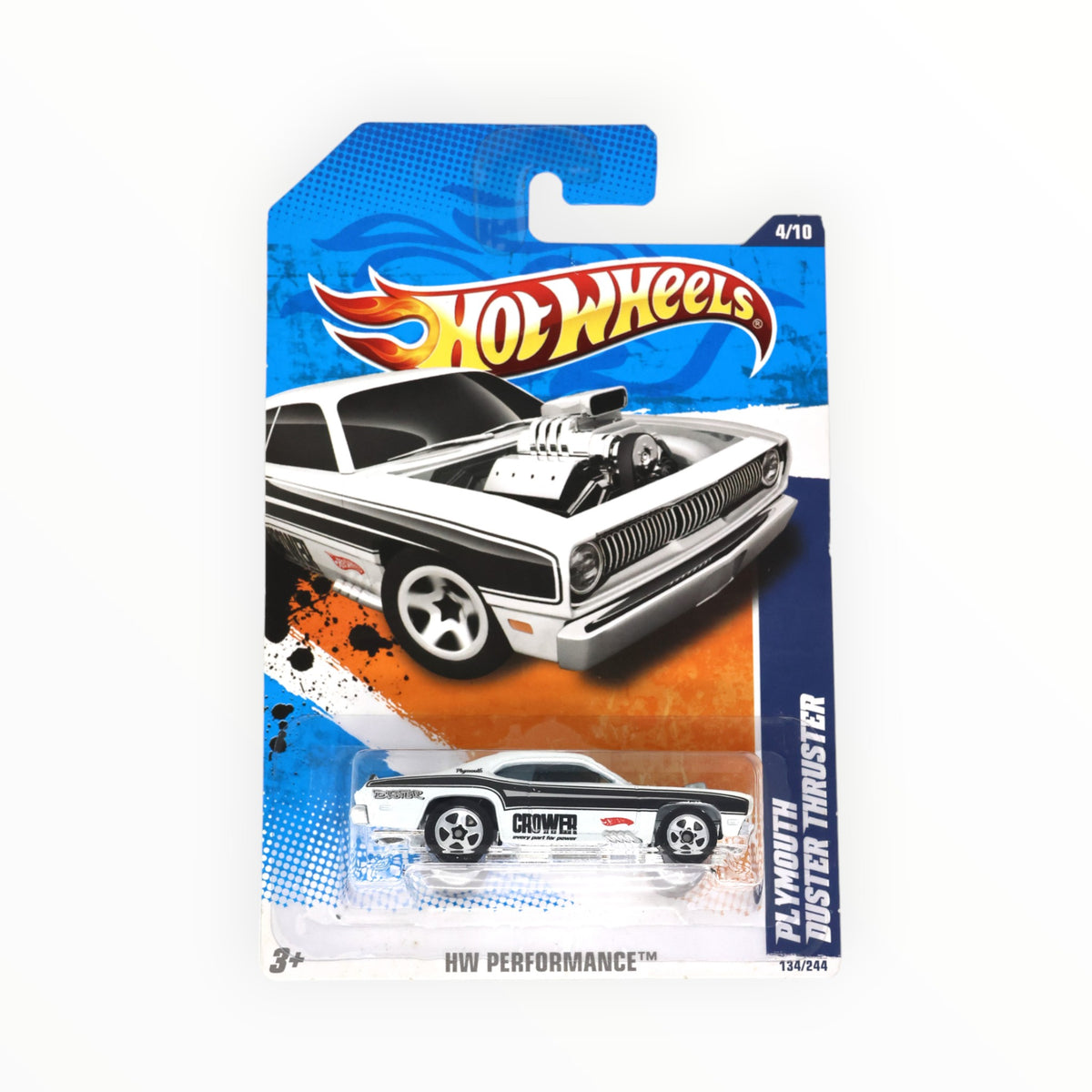 Hot Wheels Plymouth Duster Thruster (White w/ 5SP's) - Mainline (2011 ...