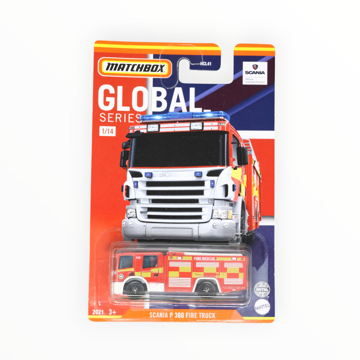 Matchbox Scania P360 Fire Truck - Global Series (2021) 1/14 — 99Diecast